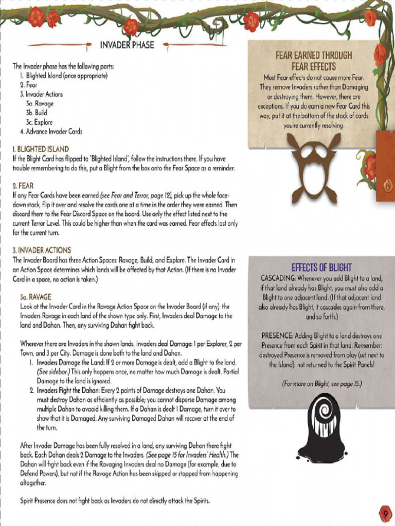 54 Spirit Island Rulebook Pages 9 | PDF