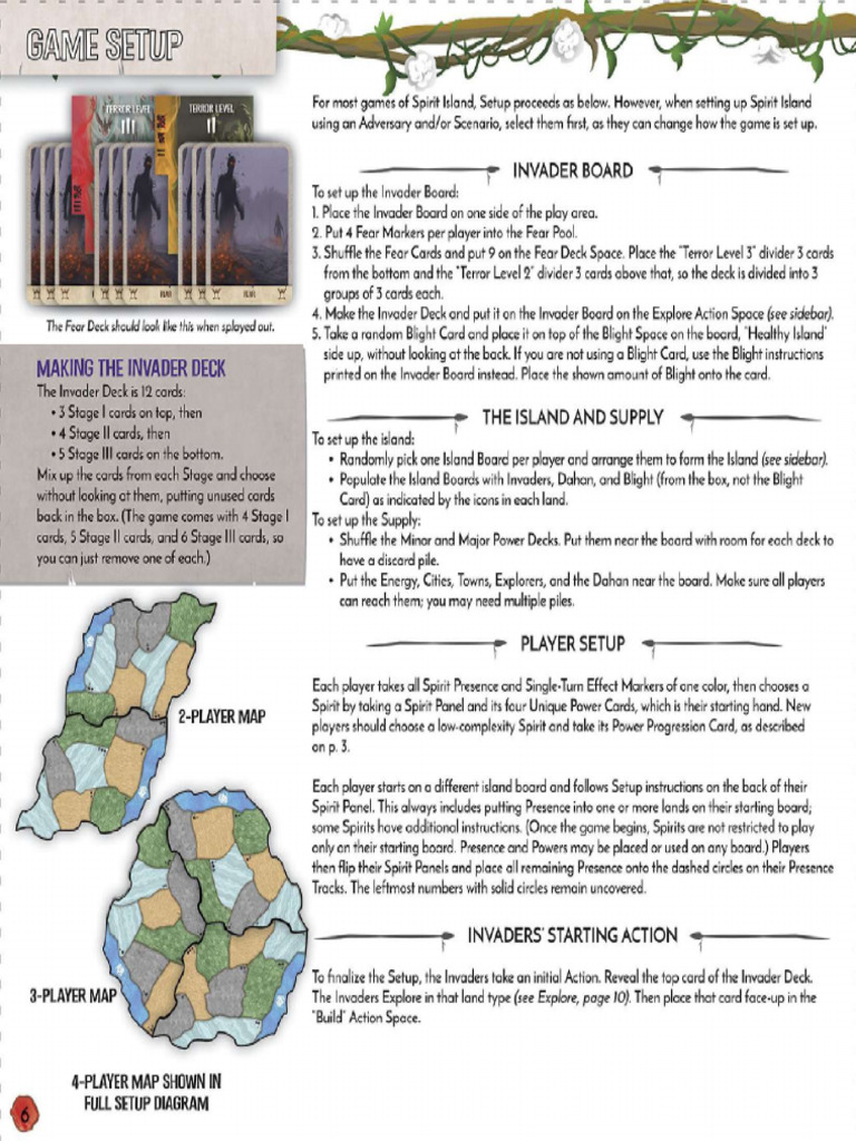 54 Spirit Island Rulebook Pages 6 | PDF