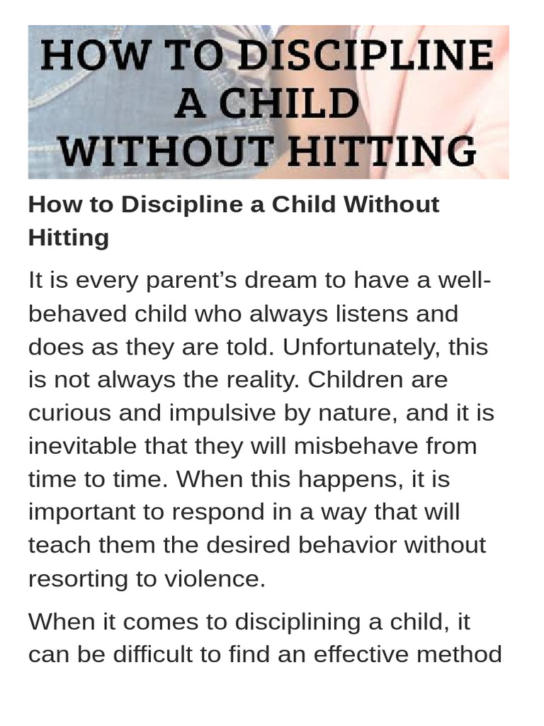 How To Discipline A Child Without Hitting - 20231207 - 215603 - 0000 ...