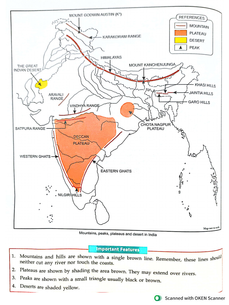 Geography of India# Map Book# | PDF