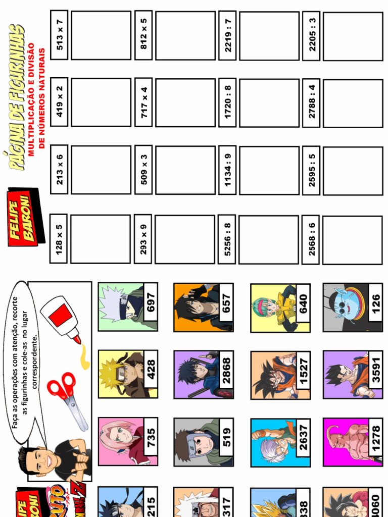 #3 Multiplicação (Naruto) | PDF