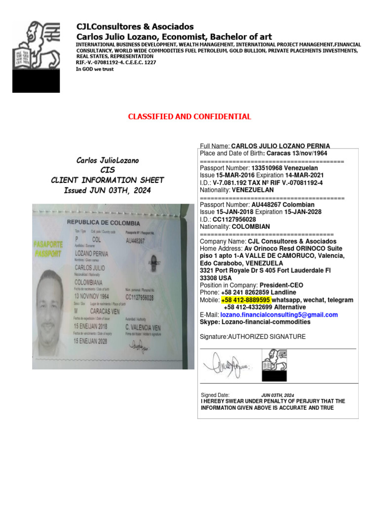 +CIS PASSPORT BANK DETAILS HSBC Bank of America 03TH JUN-2024 | PDF ...