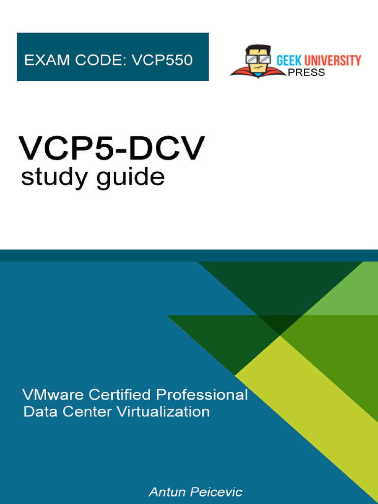 VMware VCP5-DCV Study Guide | PDF | Virtualization | Virtual Machine