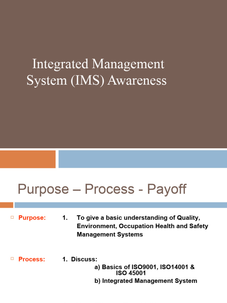 IMS Awareness | PDF | Audit | Internal Audit