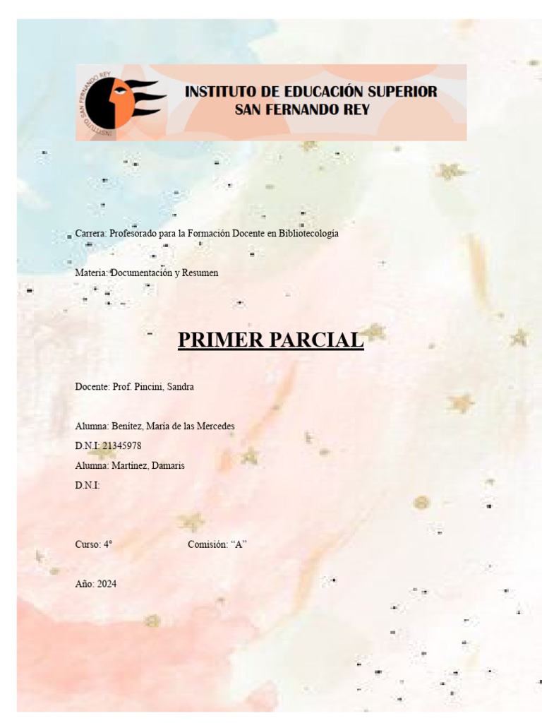 Parcial Documentación | PDF