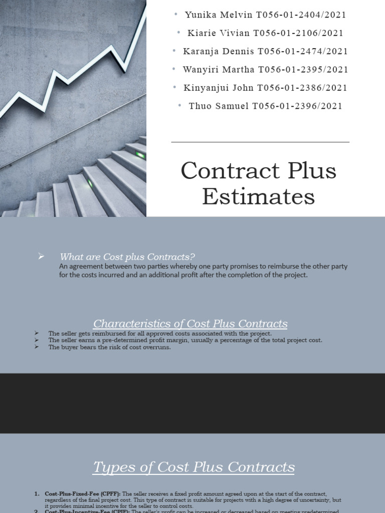 Understanding Cost Plus Contracts Guide | PDF | Business Economics ...