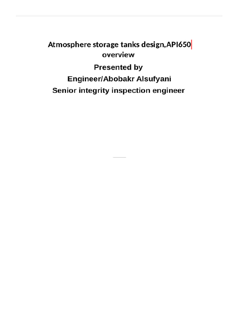 Storage Tanks Design Summaryffg Api650 | PDF | Pipe (Fluid Conveyance ...