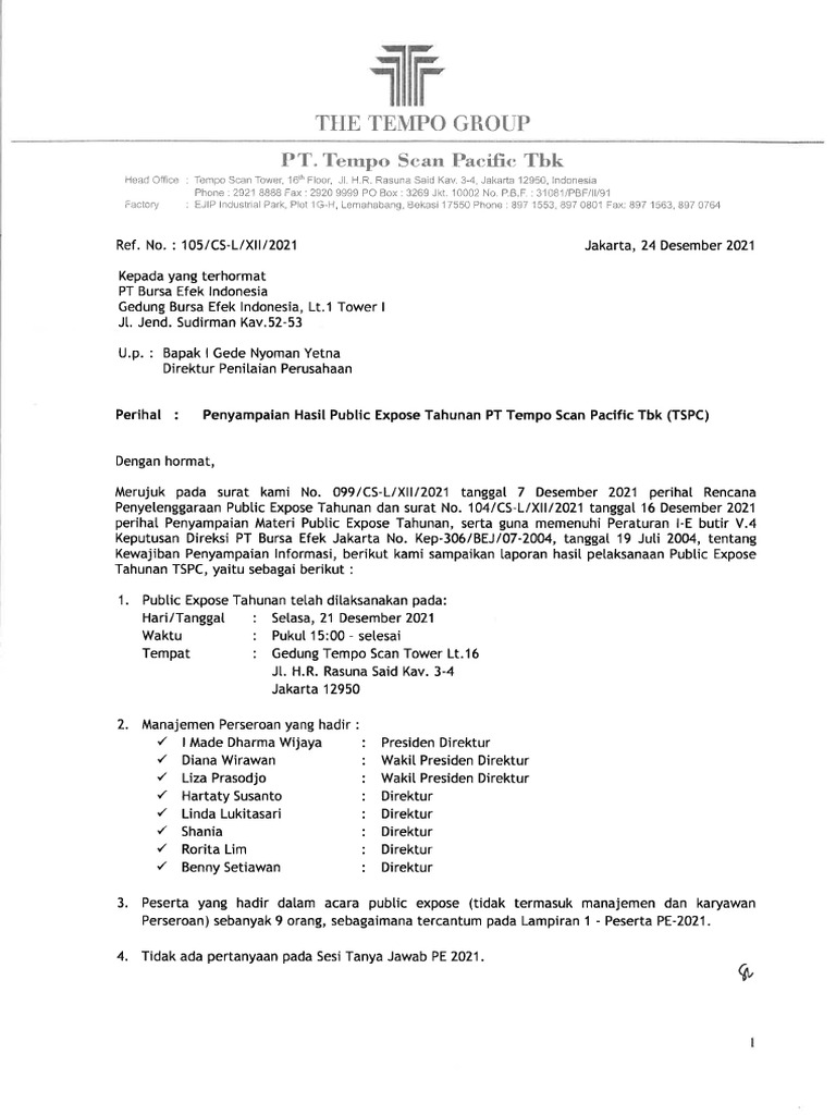 TSPC - Public Expose - 31009902 - Lamp1 | PDF