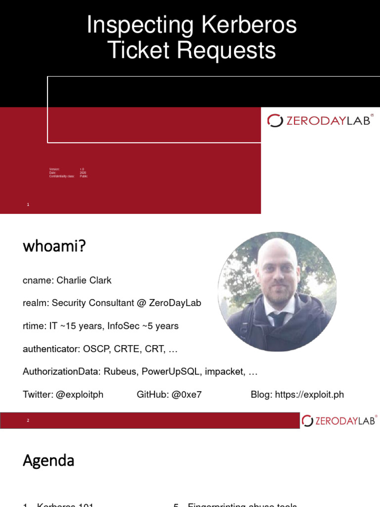 Inspecting Kerberos Ticket Requests v1 | PDF | Application Layer ...