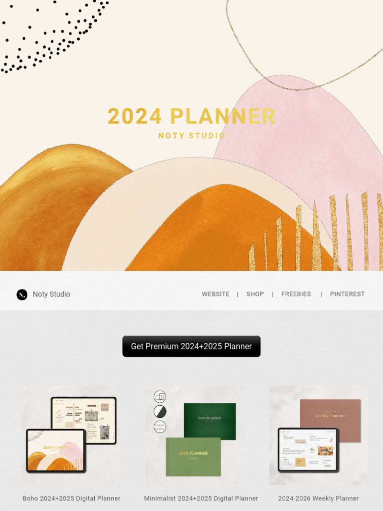 Free Boho 2024 Planner V2 | PDF