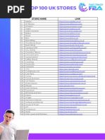 One4all Retail List | PDF | Retail Companies | Retailing