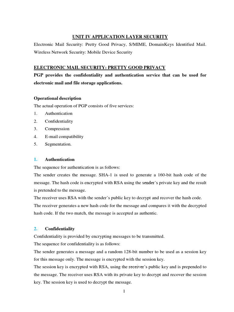 UNIT IV and V | Download Free PDF | Firewall (Computing) | Computer Security