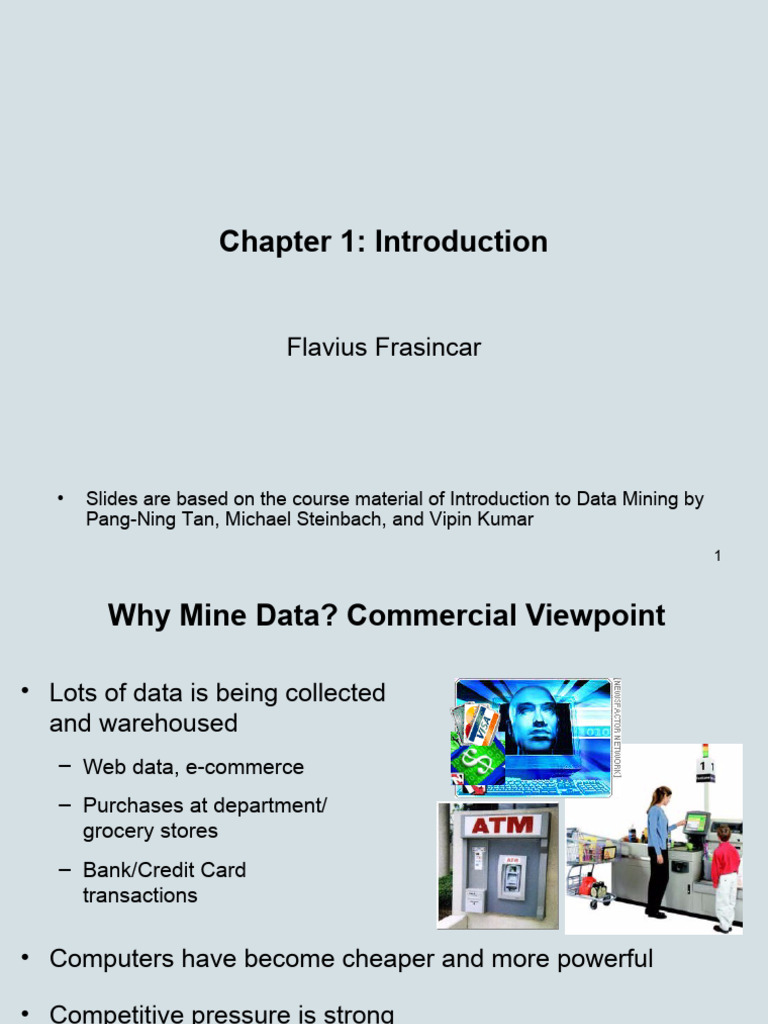L1 Intro | PDF | Data Mining | Machine Learning