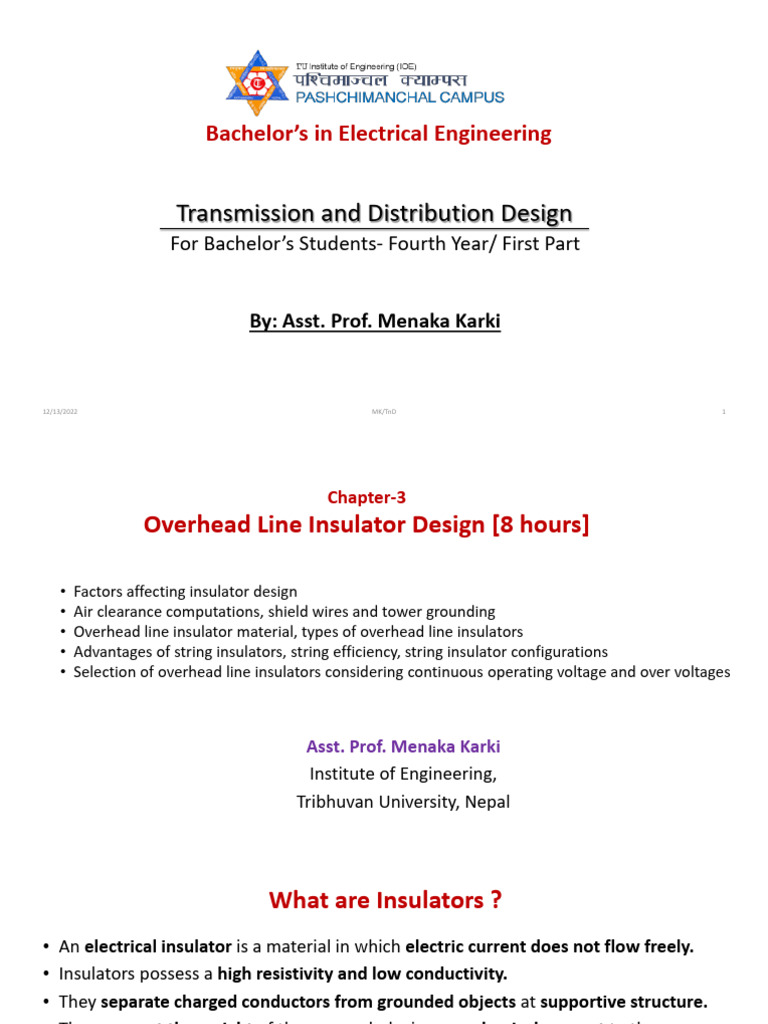 Overhead Line Insulator Design Insights | PDF | Insulator (Electricity ...