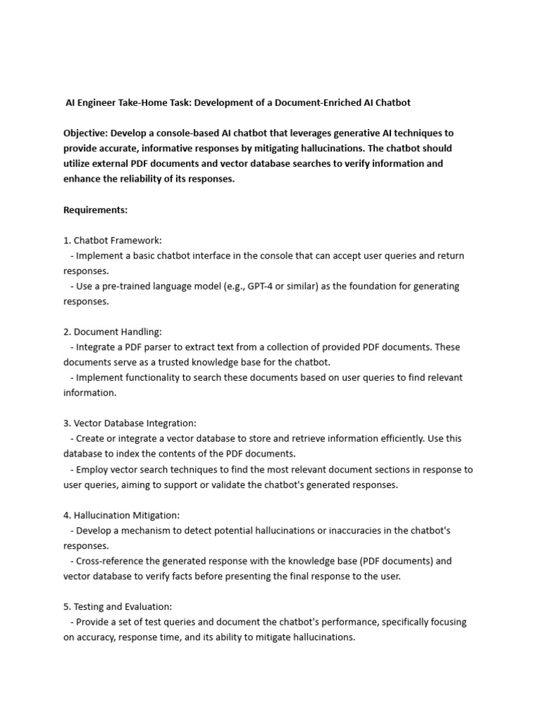 AI Task | PDF | Databases | Information Retrieval