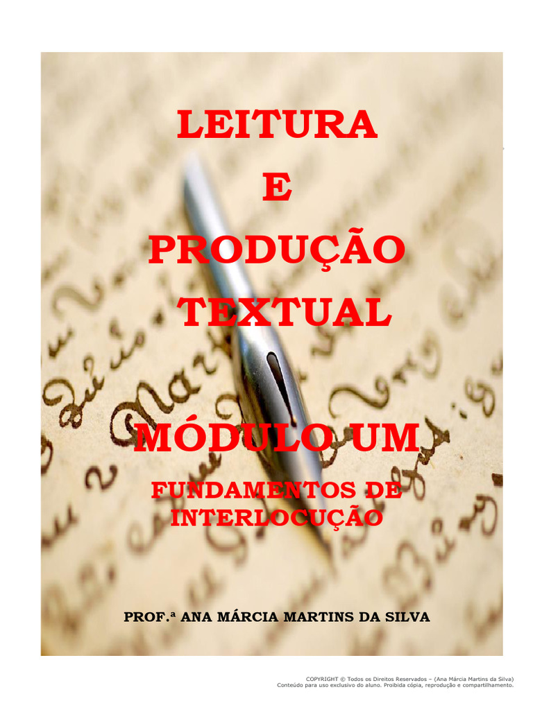 Módulo Um - Fundamentos de Interlocução-Revisto e Ampliado | PDF ...