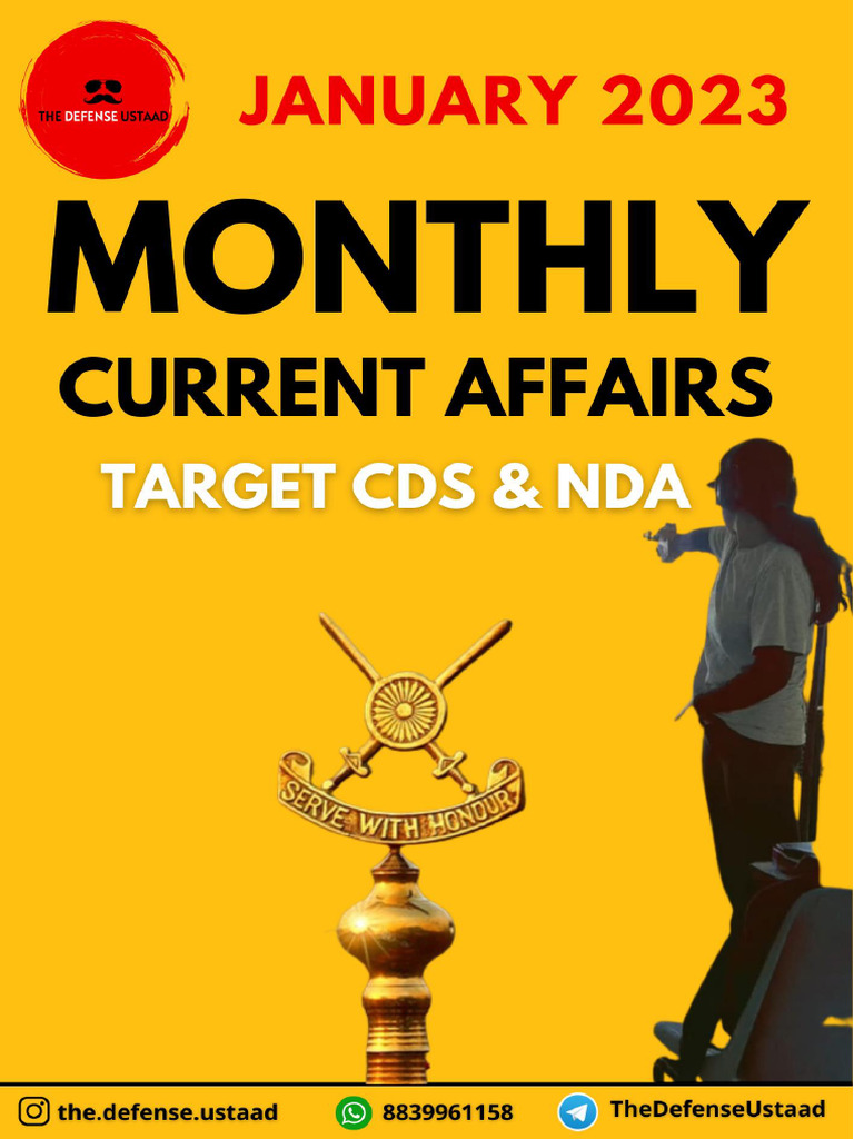 January 2023 Current Affai | PDF | Cost Of Living | Securitization
