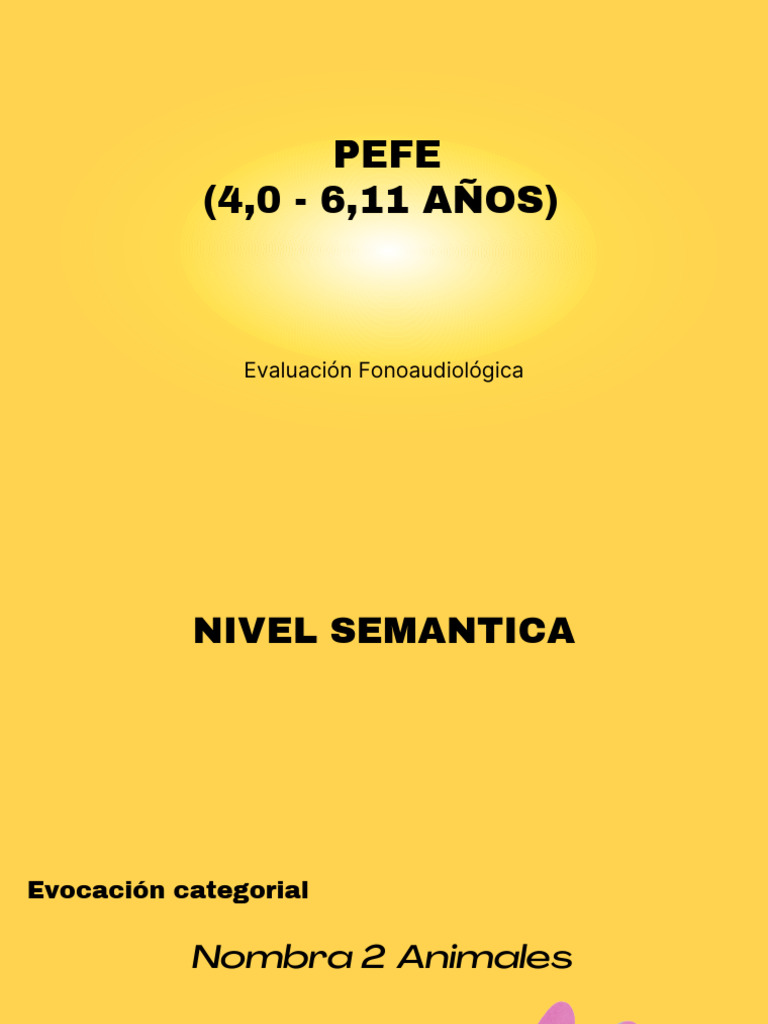 Pefe (4,0 - 6,11 Años | PDF | Artes del Lenguaje y Comunicación
