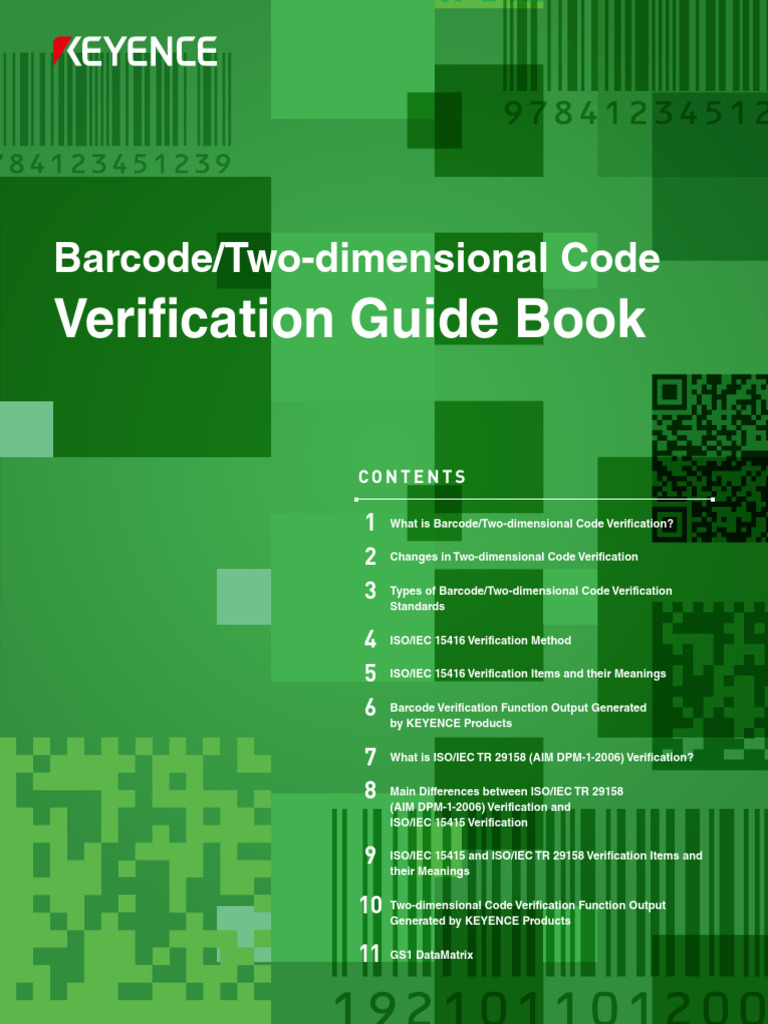 Verification Guide Book: Barcode/Two-dimensional Code | PDF | Barcode | Qr Code