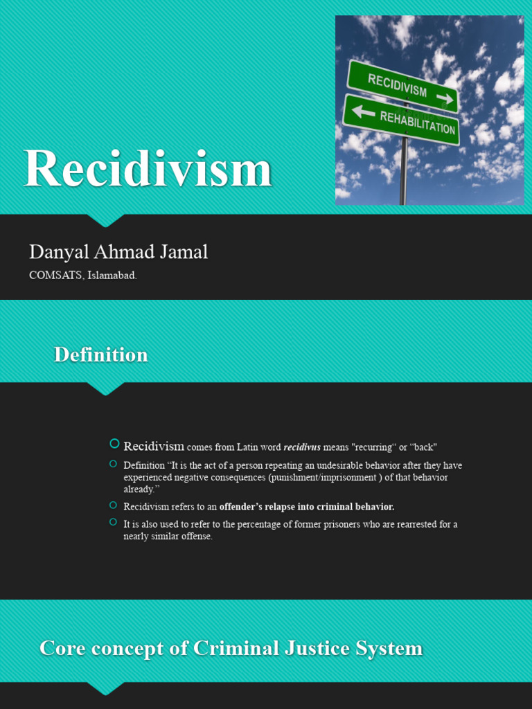 Recidivism | PDF | Crime & Violence | Crimes
