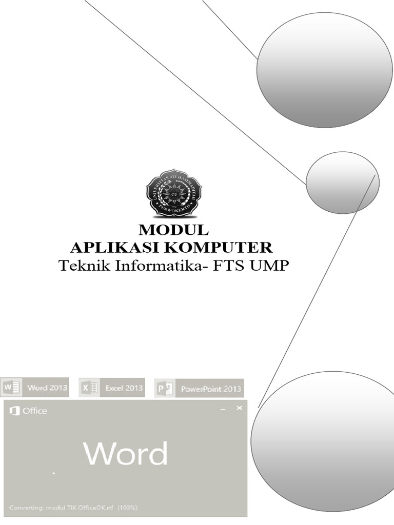 Modul Aplikom Office - 2013 | PDF | Komputer