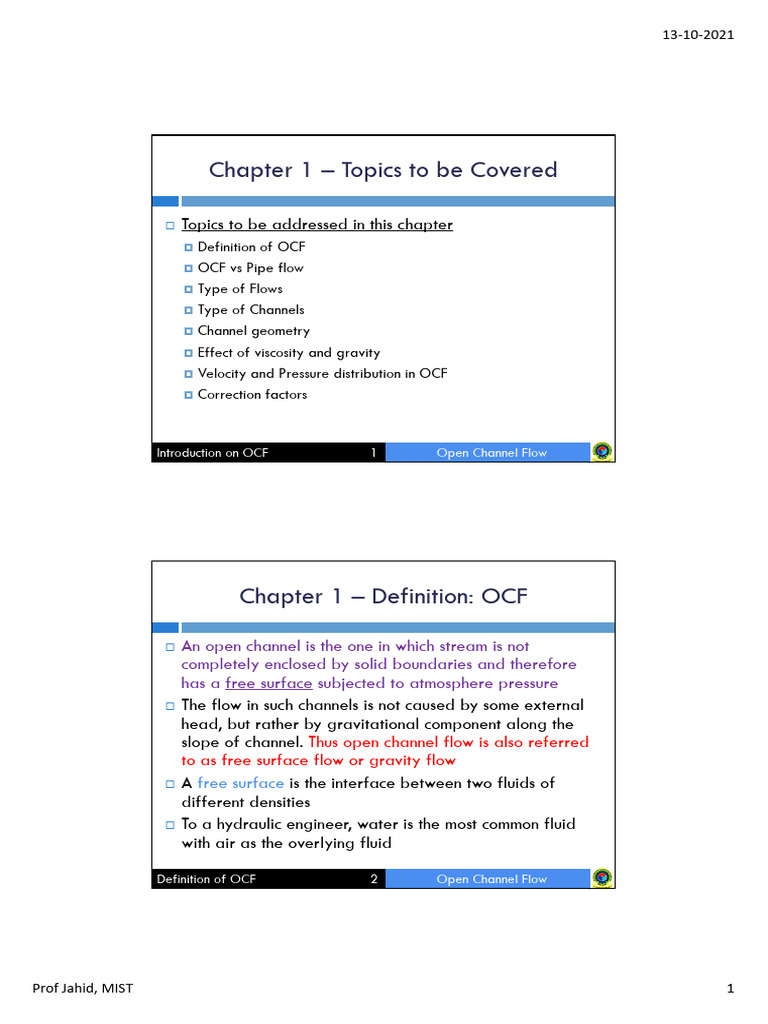 Chapter 01 - Introduction | PDF | Laminar Flow | Area