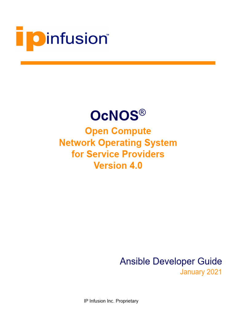 OcNOS-SP Ansible DevGde | PDF | Parameter (Computer Programming) | Filename