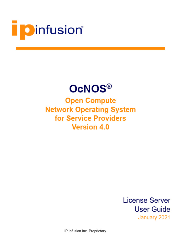OcNOS License Server UG | PDF | Java (Software Platform) | Computing