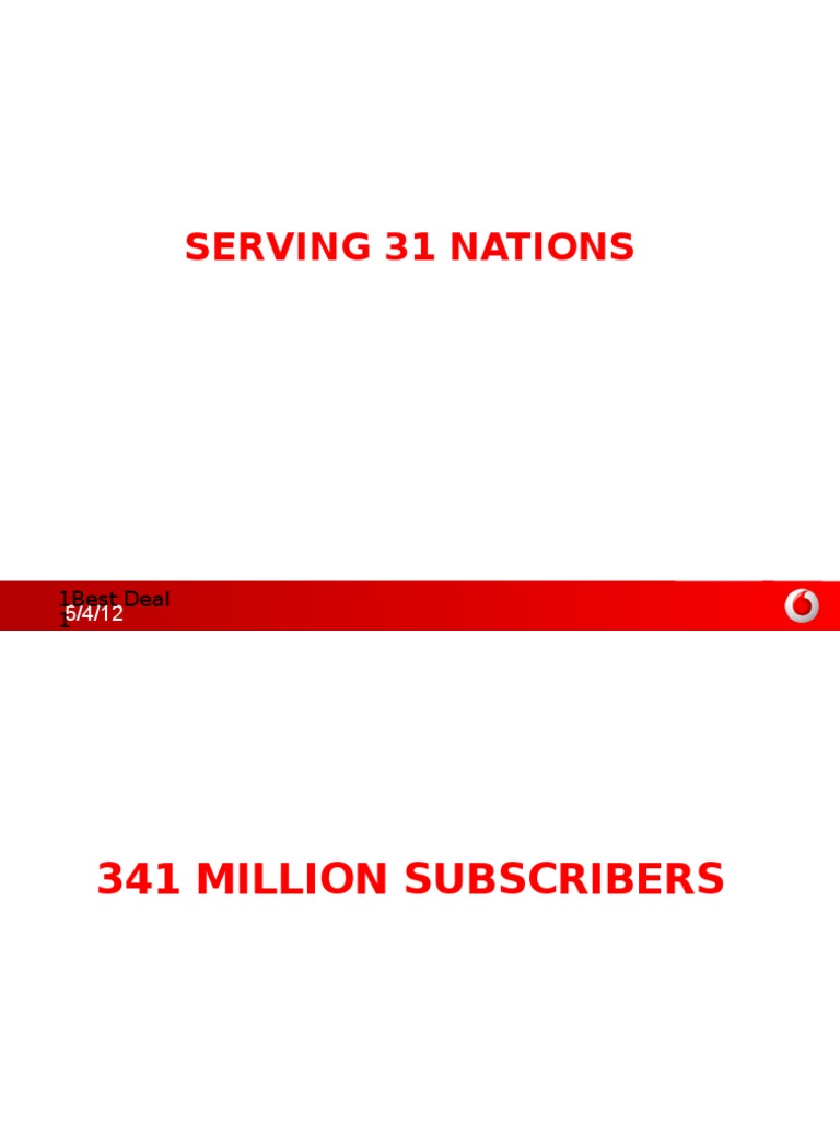 Vodafone's Global Strategy and Challenges | PDF | Verizon ...
