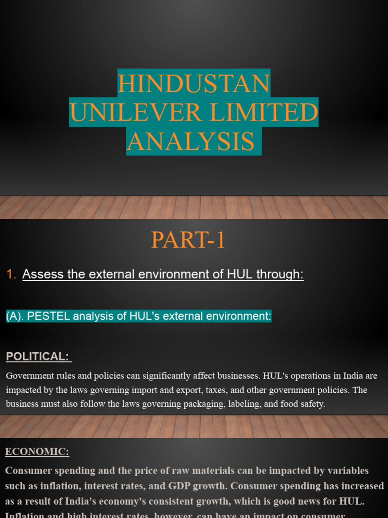 HUL Market & Internal Analysis | PDF | Economic Growth | Brand