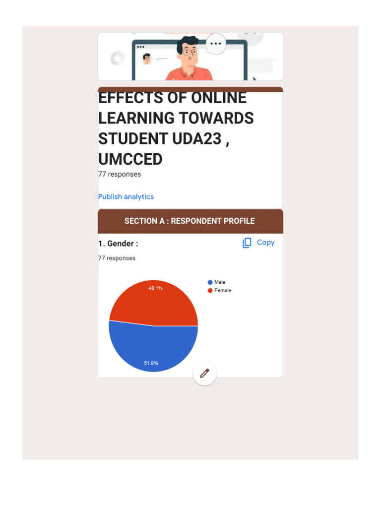 Effect of Online Learning | PDF | Educational Technology | Learning