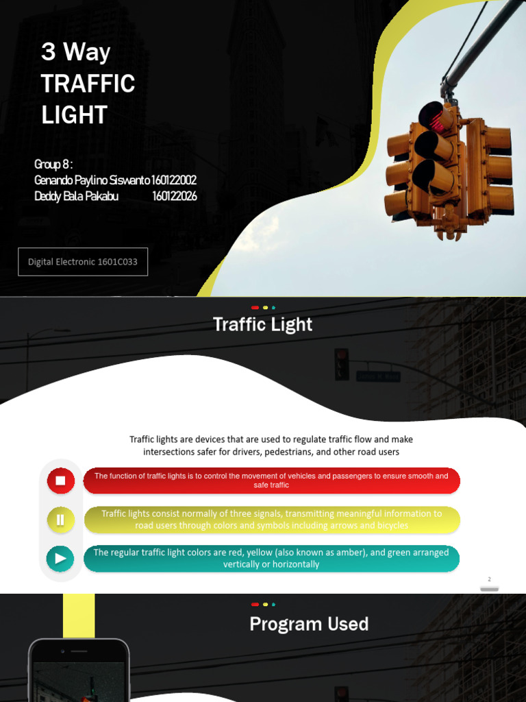 3 Way Traffic Light | PDF