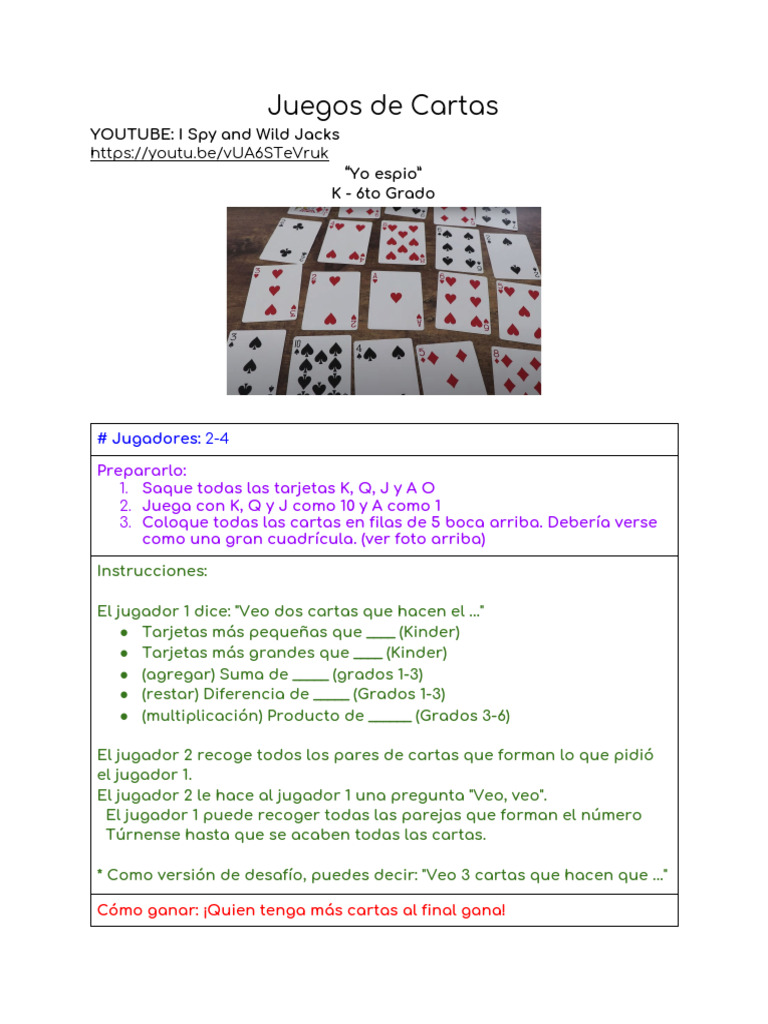 Card - Dice Fluency Games Spanish | PDF | Multiplicación | Matemática ...