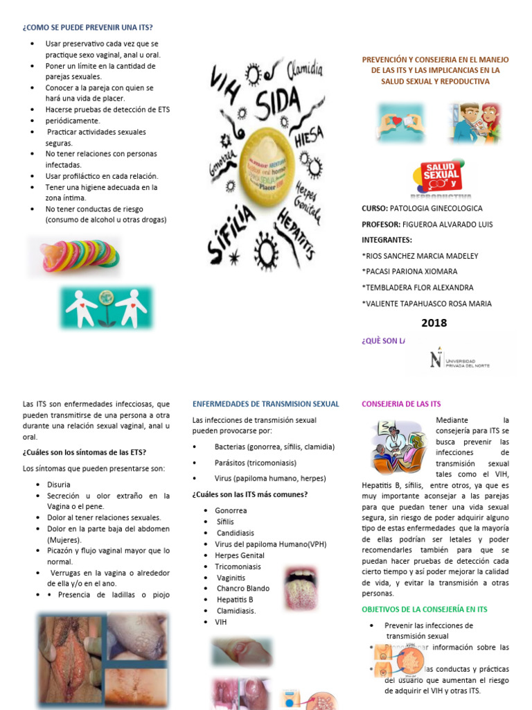 Triptico de La Its | PDF | Infección transmitida sexualmente | La sexualidad humana
