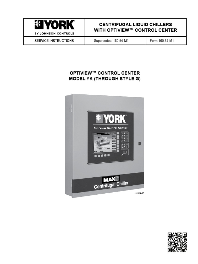 Optiview_Control_Center_Model_Yk_(Through_Style_G) | PDF | Equipment ...