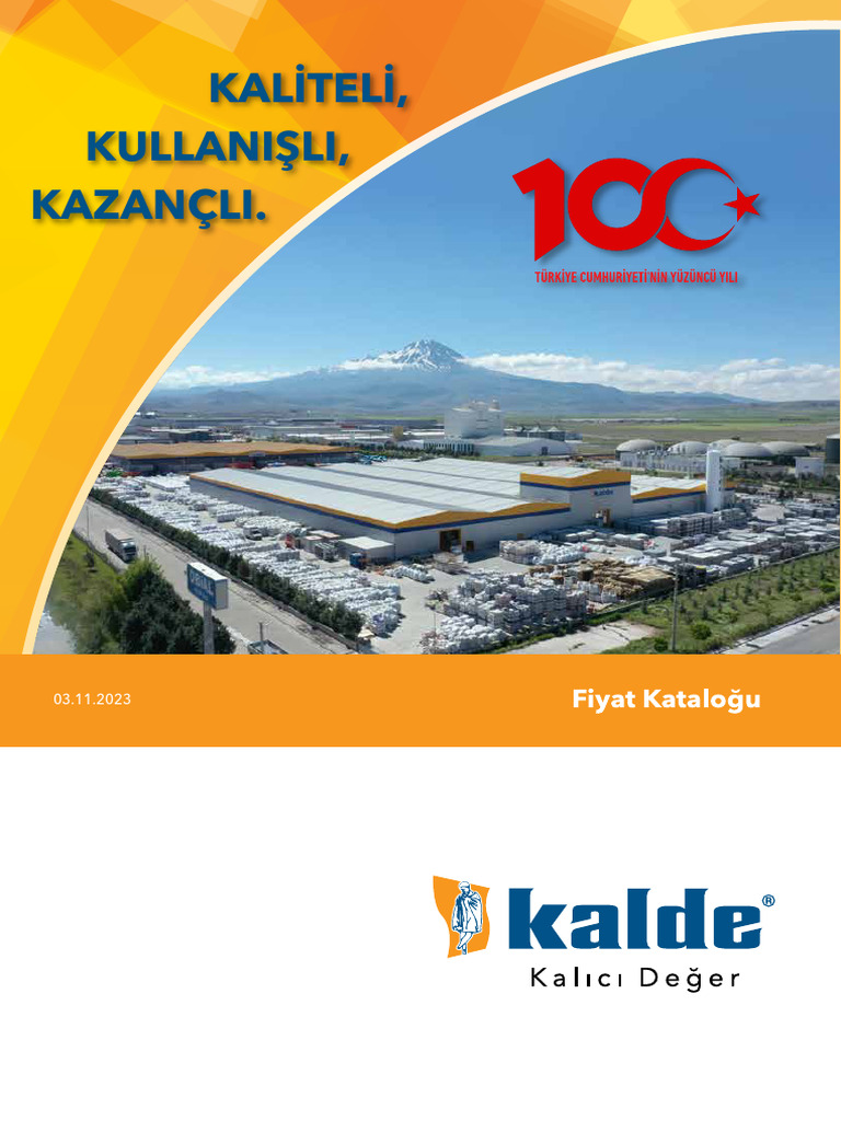 Kalde Fiyat Listesi 03.11.2023 | PDF Kalde Fiyat Listesi 03.11.2023 | PDF