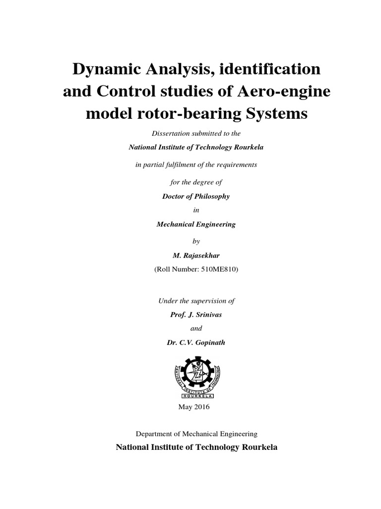 Aero-Engine Rotor Dynamics Study | PDF | Turbine | Artificial Neural ...