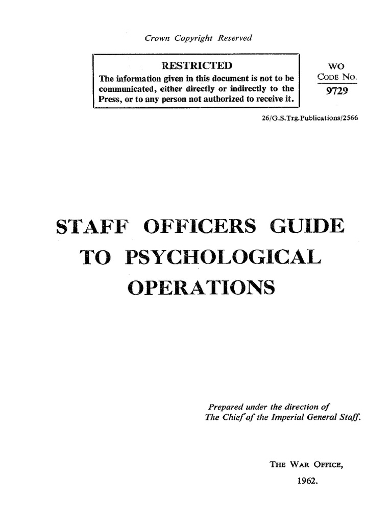 WO_PSYOPS_Guide | PDF