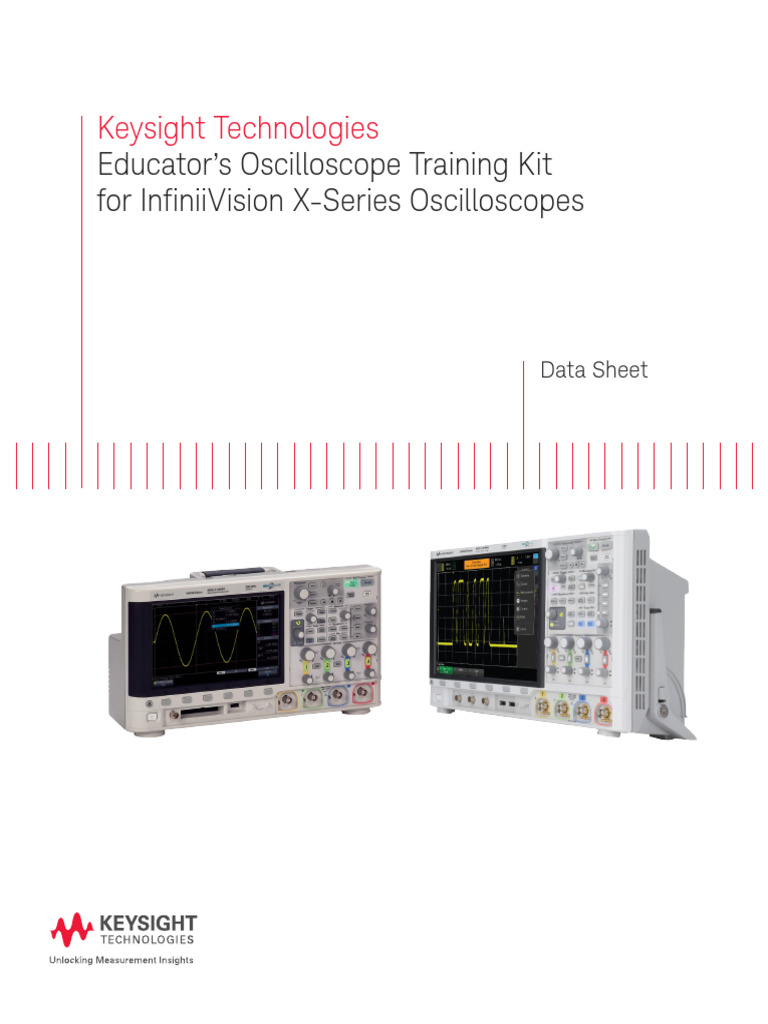 Educator's Oscilloscope Training Kit For InfiniiVision X-Series Oscilloscopes | PDF ...
