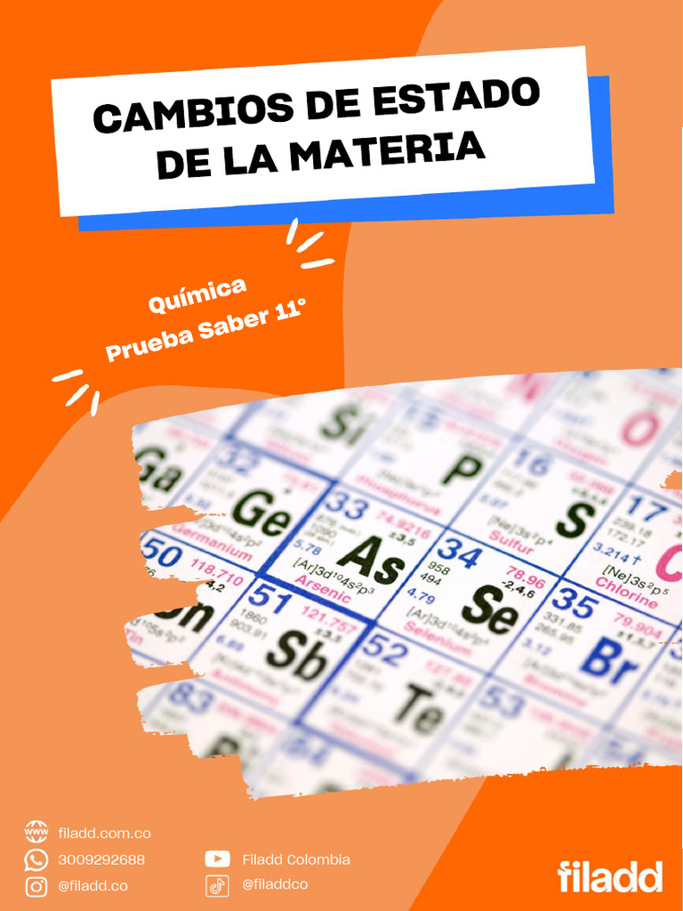 Cambios de Estado de la Materia | PDF | Líquidos | Gases