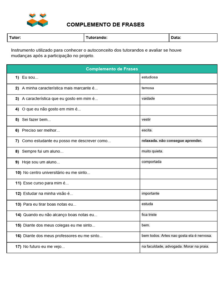 Complemento de Frases | PDF