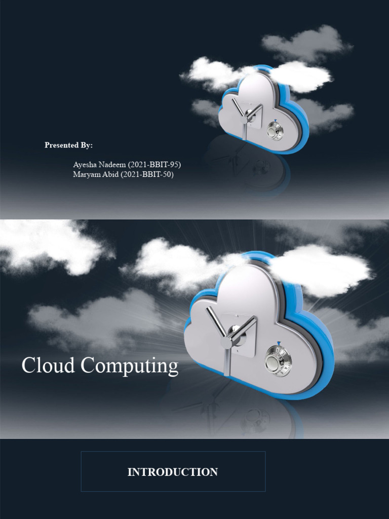 Cloud Computing Overview And Benefits Pdf Cloud Computing