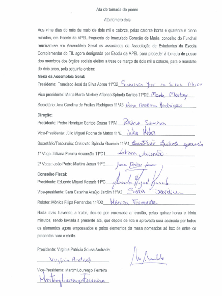 Ata Tomada Posse | PDF