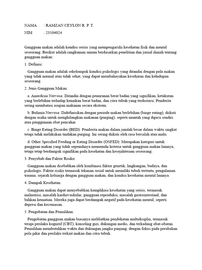 Resume Jurnal Bio (Ramzam) | PDF | Pengembangan Diri | Kesehatan Holistik