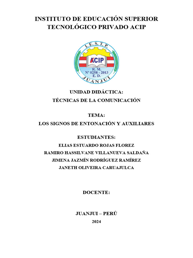 Signos de Entonación en Español | PDF | Coma | Puntuación