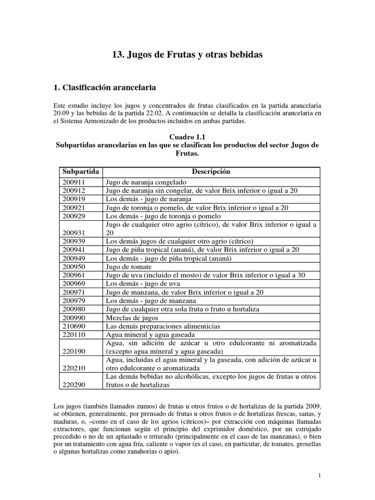 13 Jugos de Frutas China | PDF | Bebida | Fruta
