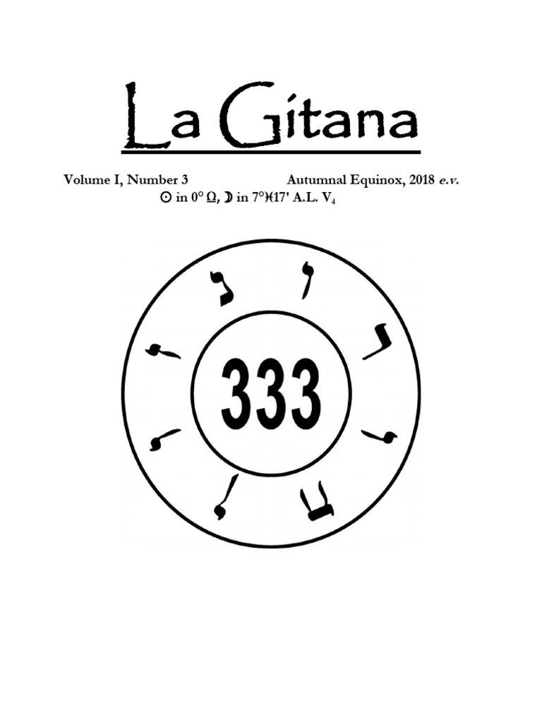 La Gitana I - 3 | PDF | Dionysus