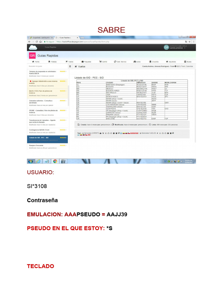 SABRE | PDF | Informática | Tecnología