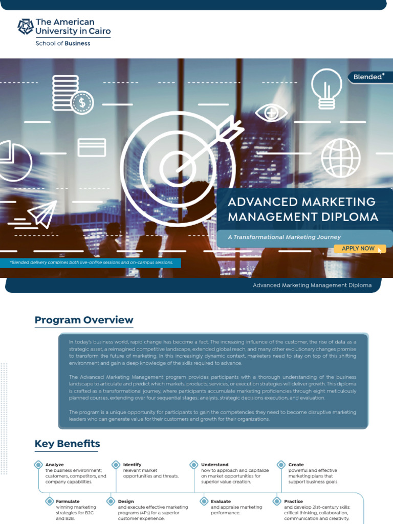 Advanced Marketing Management Diploma | PDF | Marketing Strategy ...