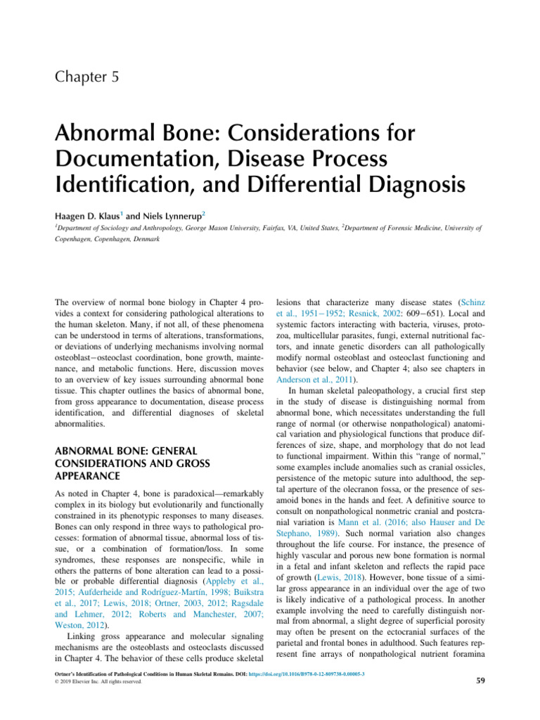 Chapter 5 - Abnormal Bone Considerations F - 2019 - Ortner S ...